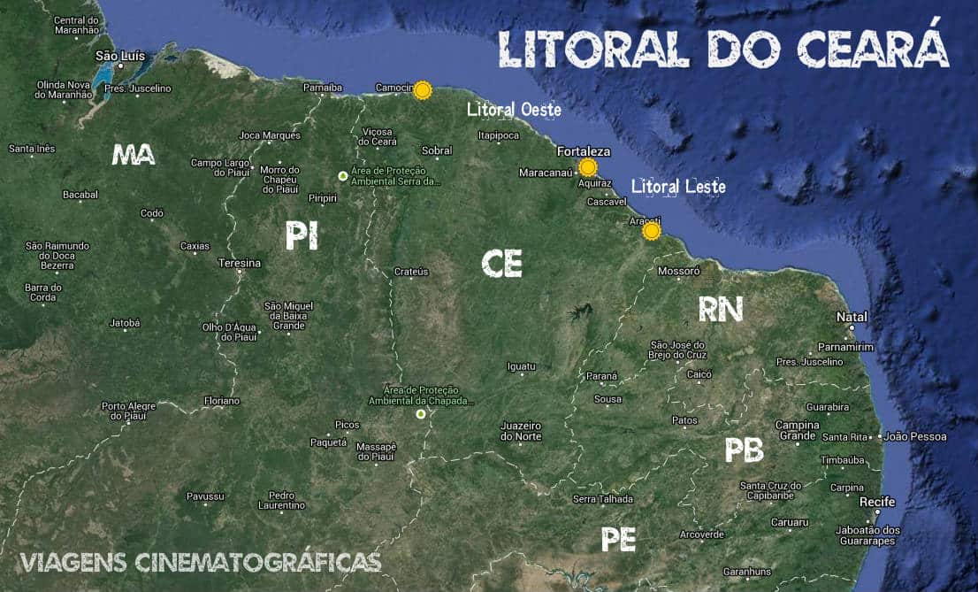 10 MELHORES PRAIAS DO CEARÁ E FORTALEZA